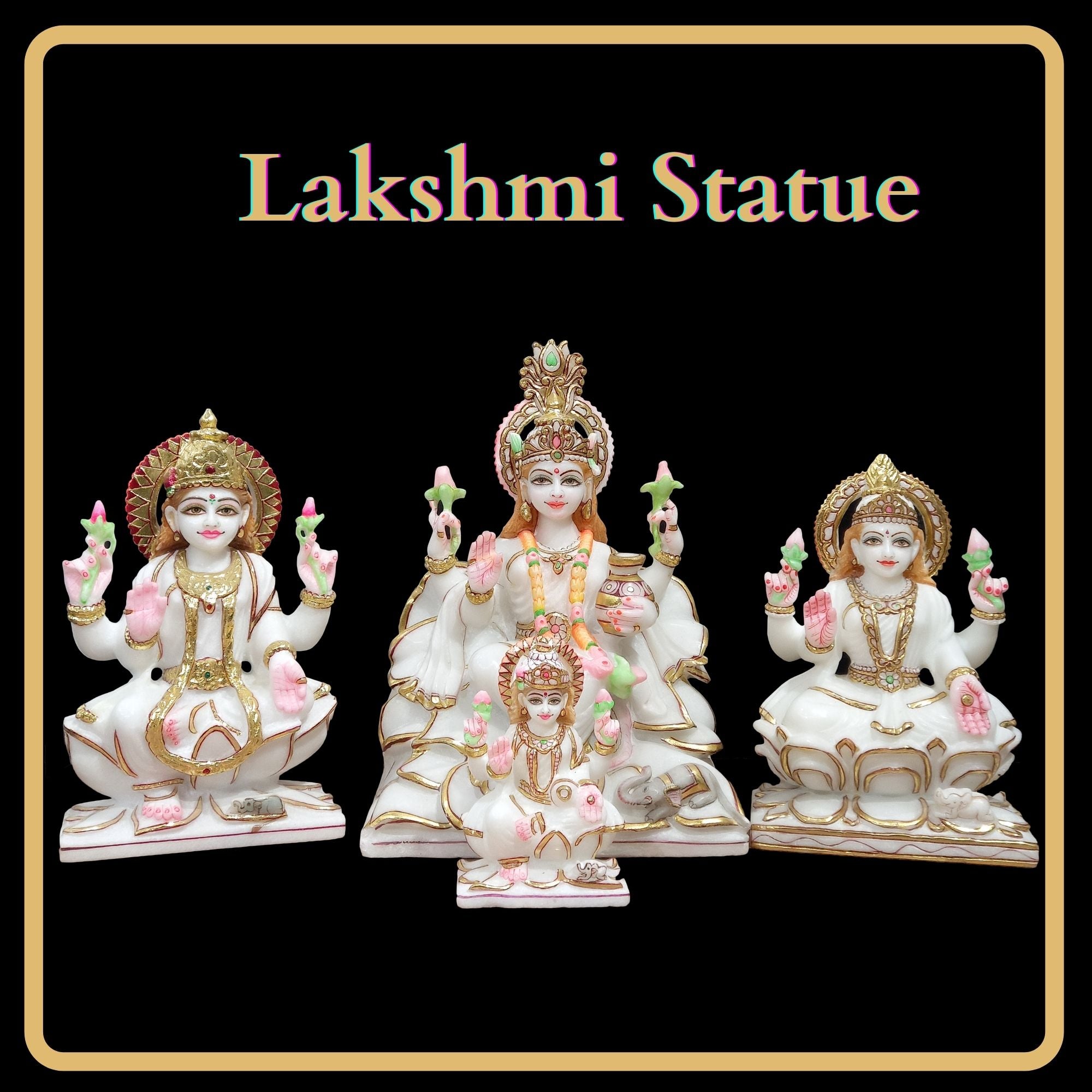 Buy Marble Laxmi Murti, Lakshmi Idol for Home and Temple at best Price ...