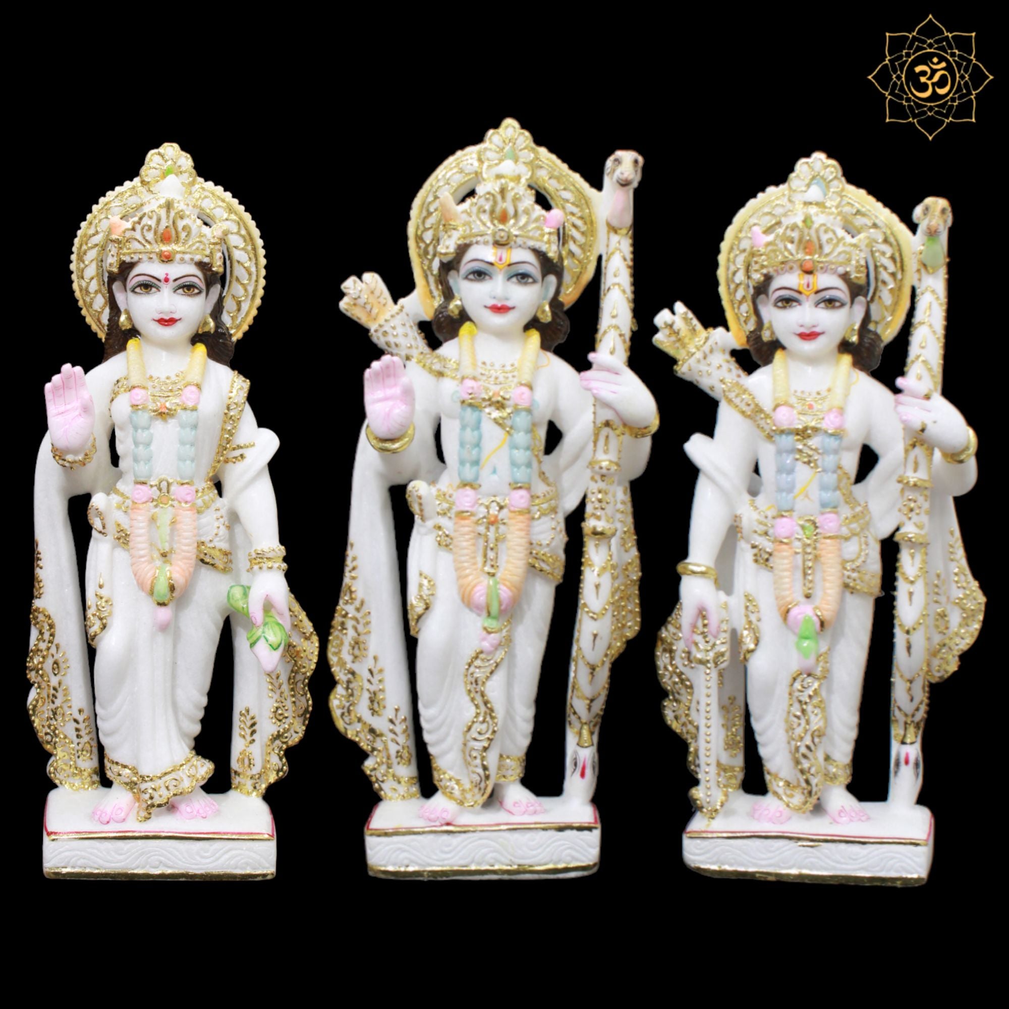Buy Marble Ram Darbar Murti, Ram Statue for Home and Temples -BMBIDOLS