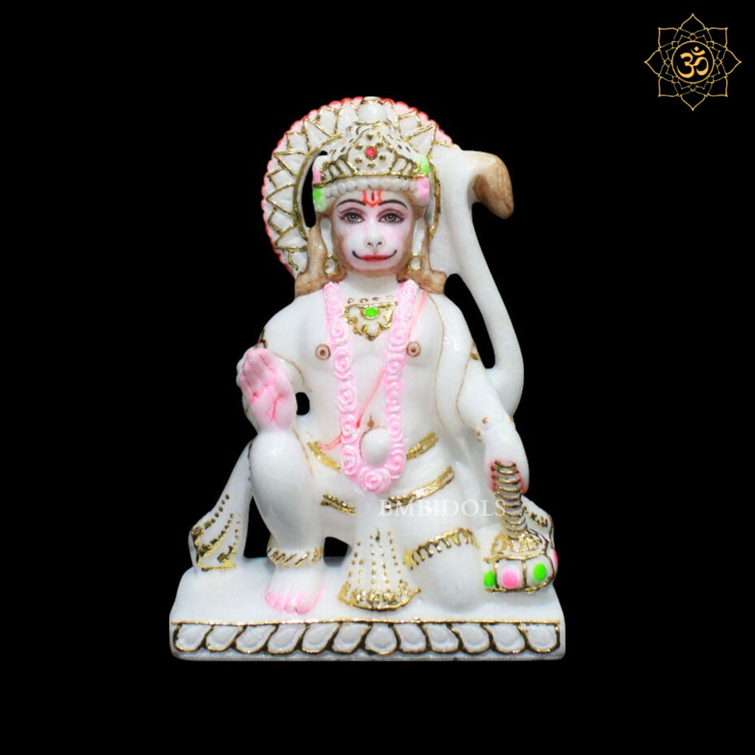 Buy Marble Hanuman Murti, Hanuman Statue for Homes and Temples – BMBIDOLS