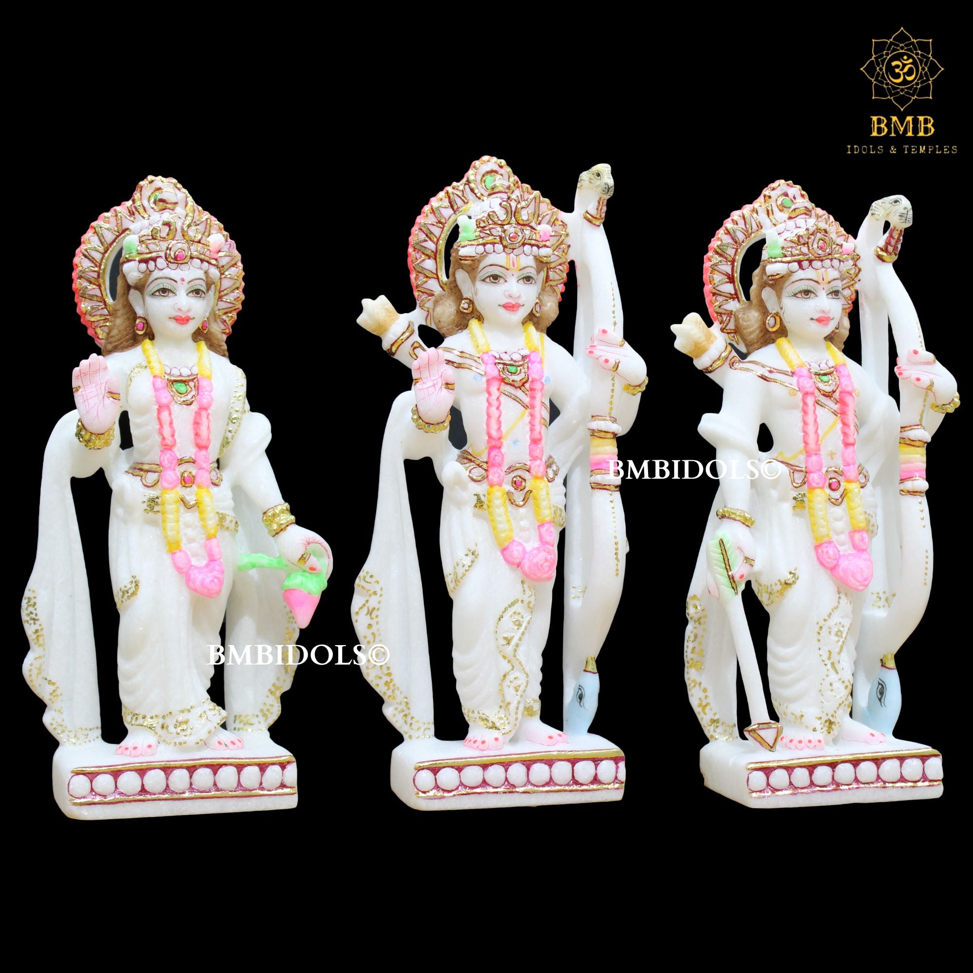 Buy Marble Ram Darbar Murti, Ram Statue for Home and Temples -BMBIDOLS