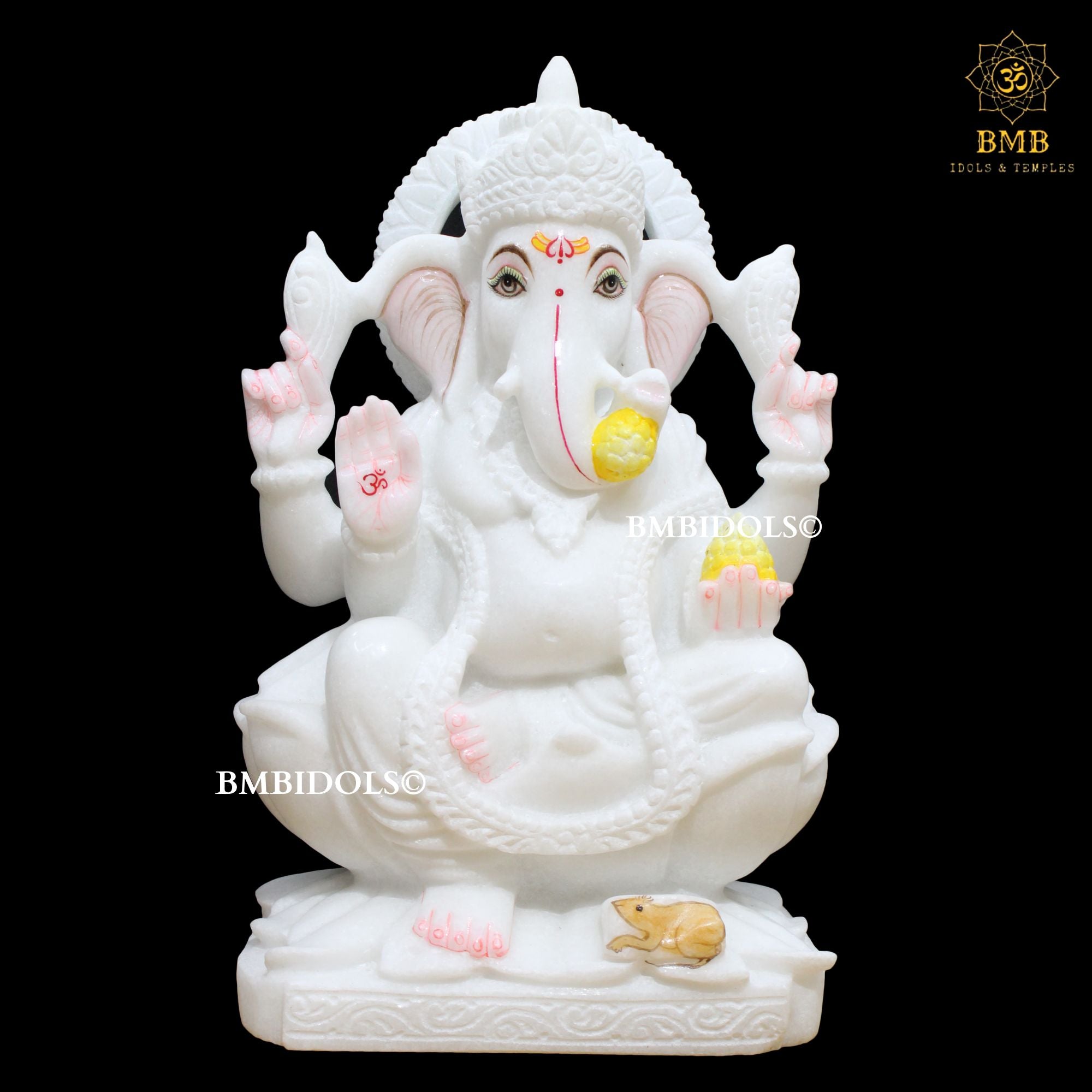 Double Feather Marble Radha Krishna Murti made in 18inches for Home ...