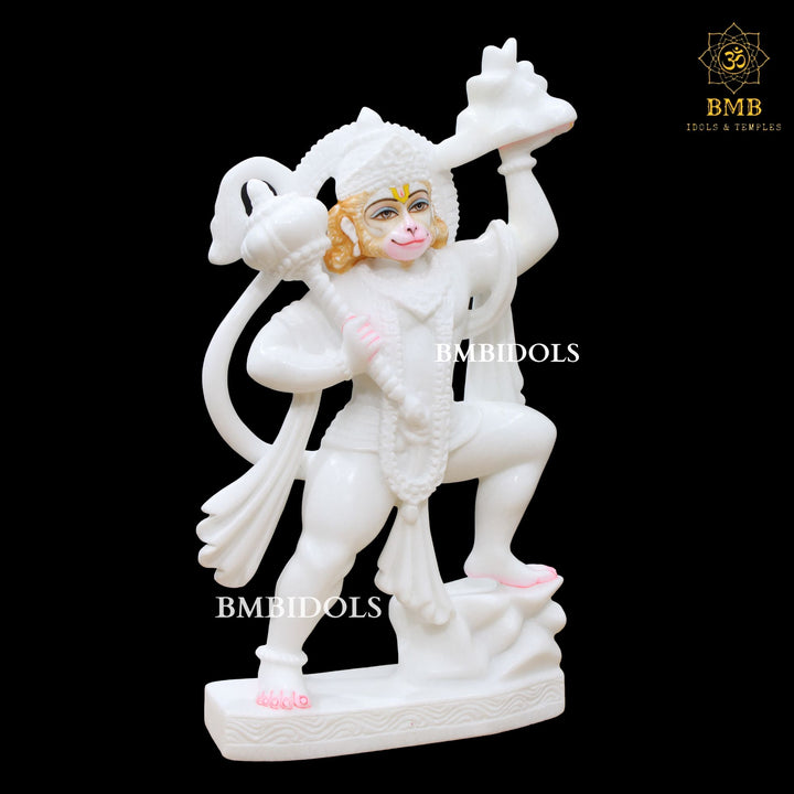Buy Marble Hanuman Murti, Hanuman Statue for Homes and Temples – BMBIDOLS