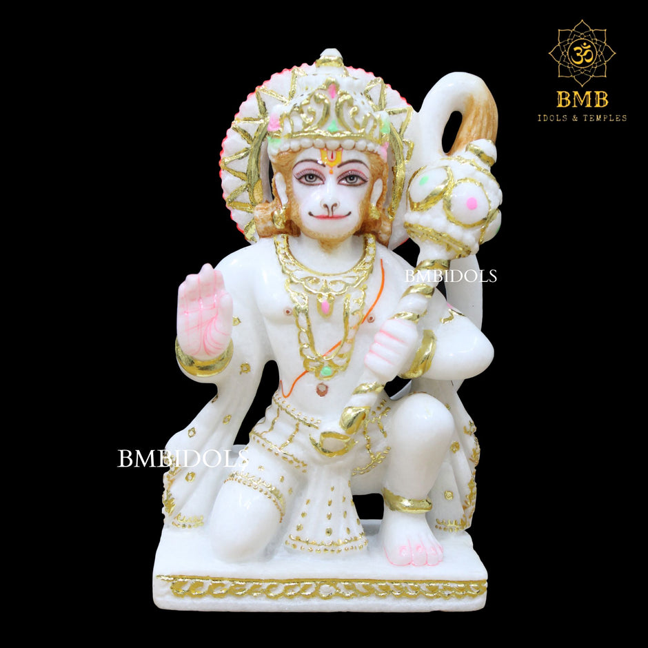 Buy Marble Hanuman Murti, Hanuman Statue for Homes and Temples – BMBIDOLS