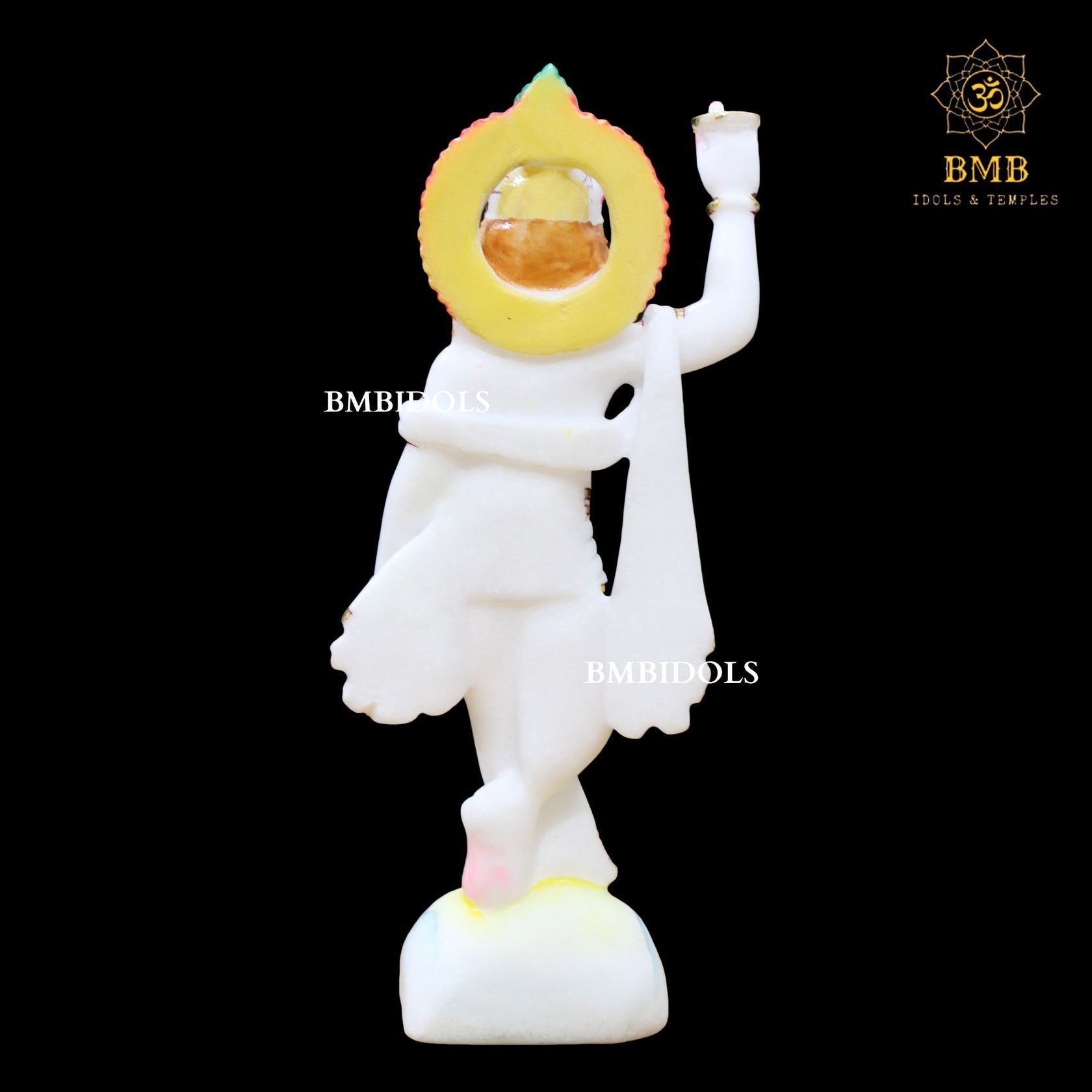 Marble Chakradhari Krishna Statue in 12inches for Homes & Temples ...
