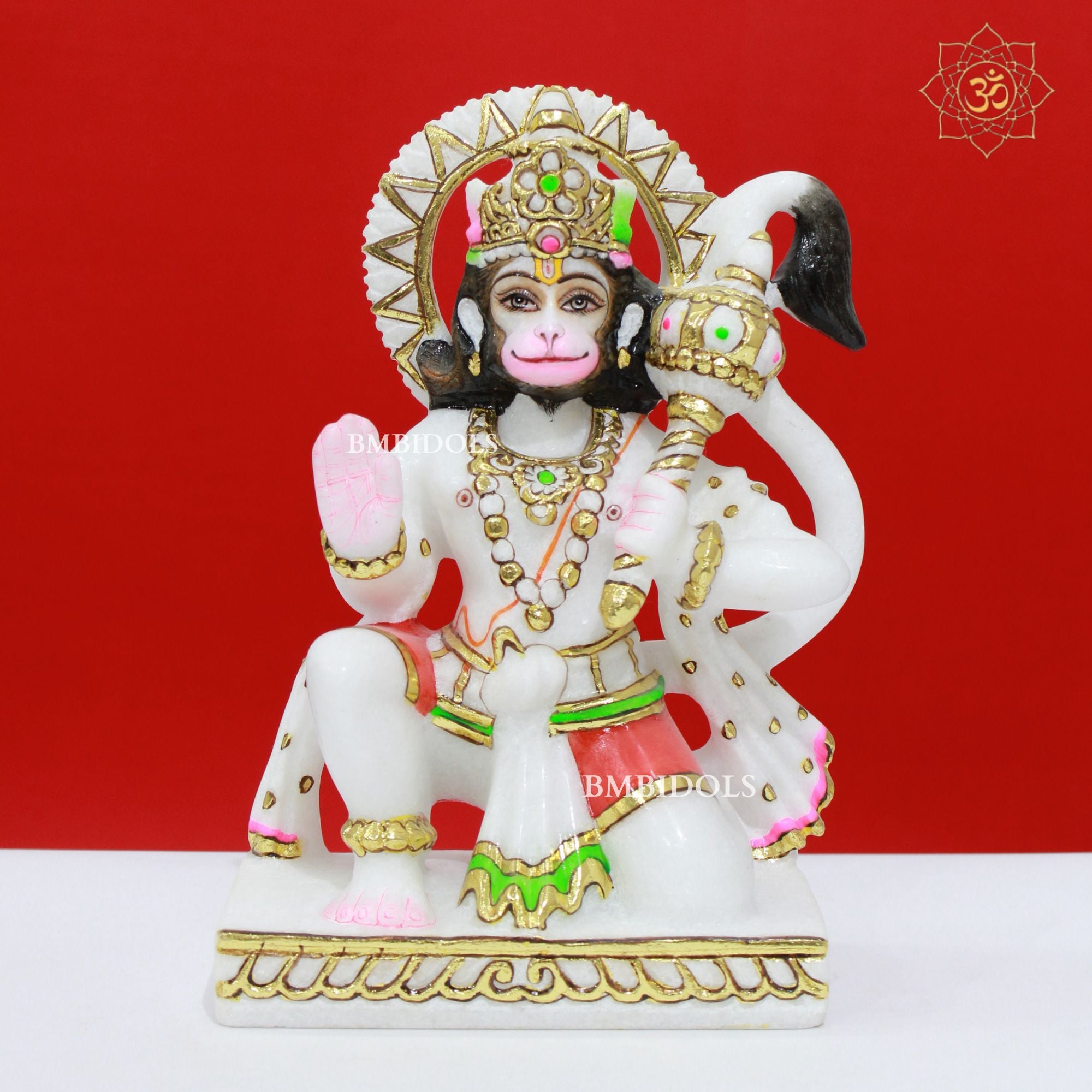 Buy Marble Hanuman Murti, Hanuman Statue for Homes and Temples – BMBIDOLS